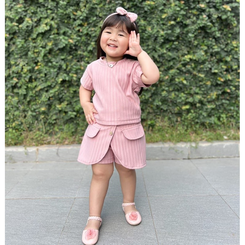 1-5th Girls Suit Roselle SET | Shopee Singapore