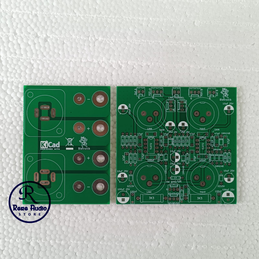 Pcb 1 Set INBAL / CA Double Layer FR4 Rear Box Panel Balance Input ...