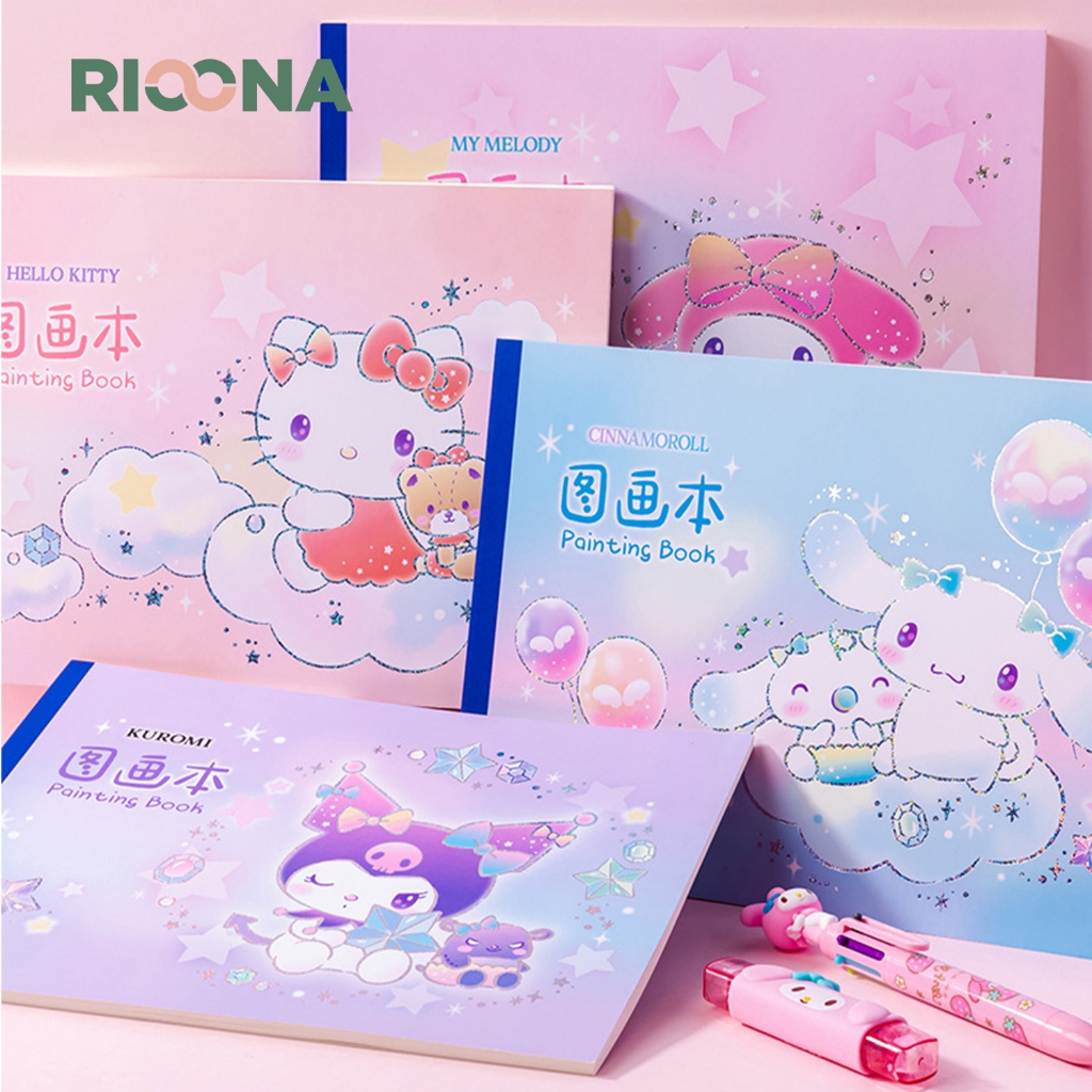 Sanrio Drawing Book Sanrio Sketch Book Kuromi Cinnamoroll Hello Kitty ...