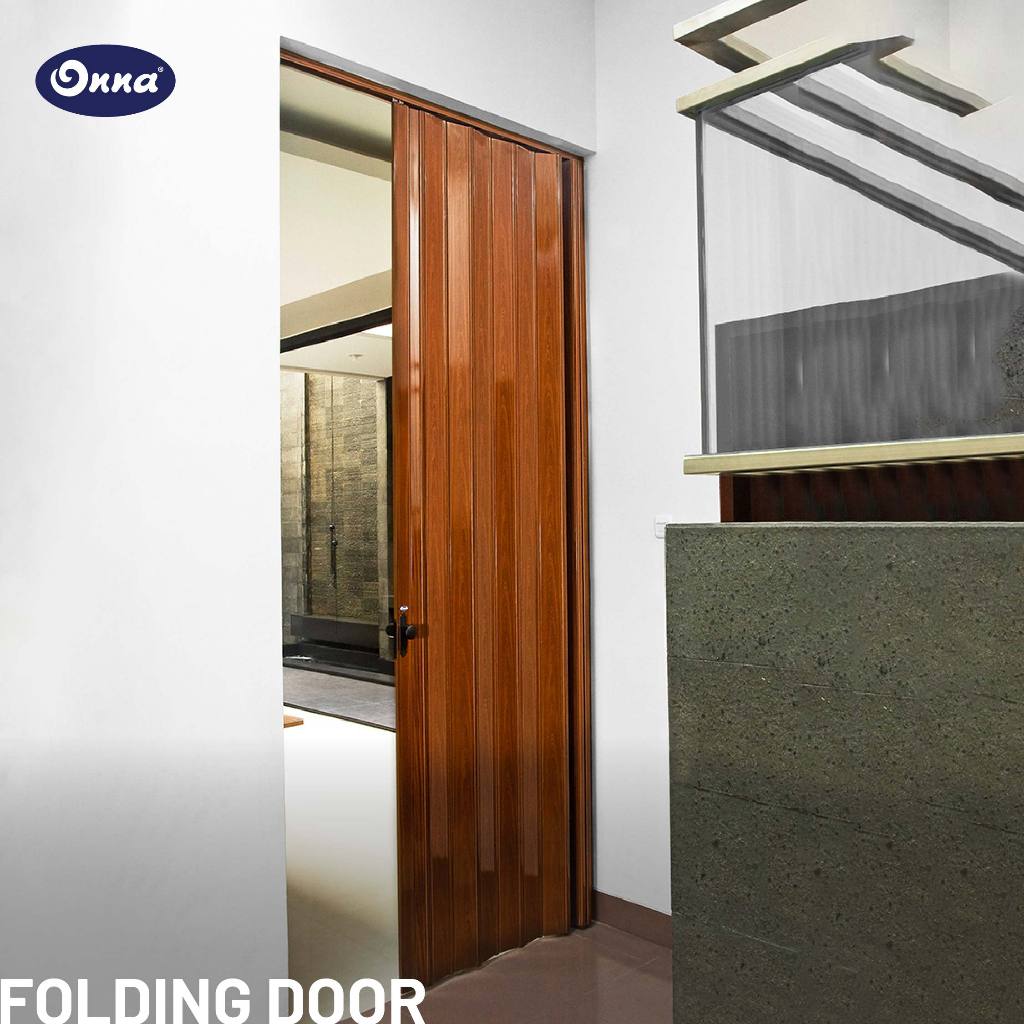 Onna Folding Door Modern Minimalist PVC Folding Door (Custom Size ...
