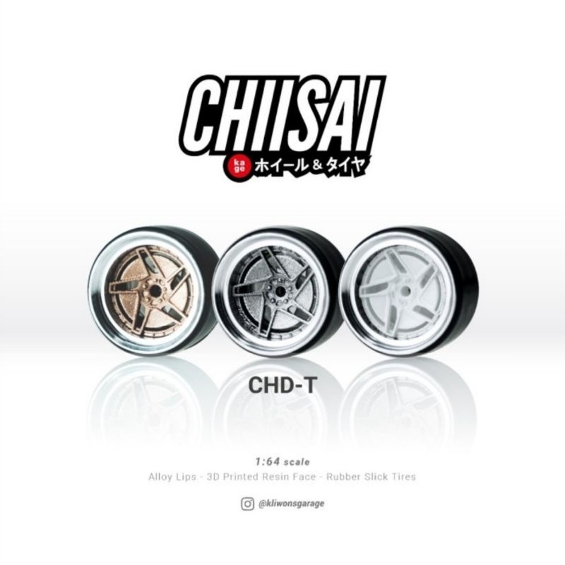 Chiisai Kage Wheels Diecast Rubber Tires model CHD-T | Shopee Singapore