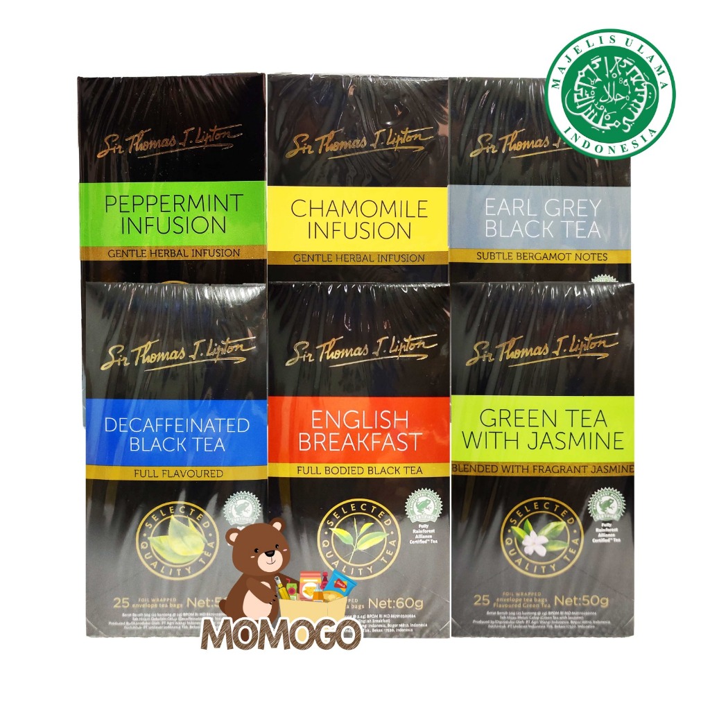 LIPTON TEA 25 BAGS - Sir Thomas J.Lipton | Shopee Singapore
