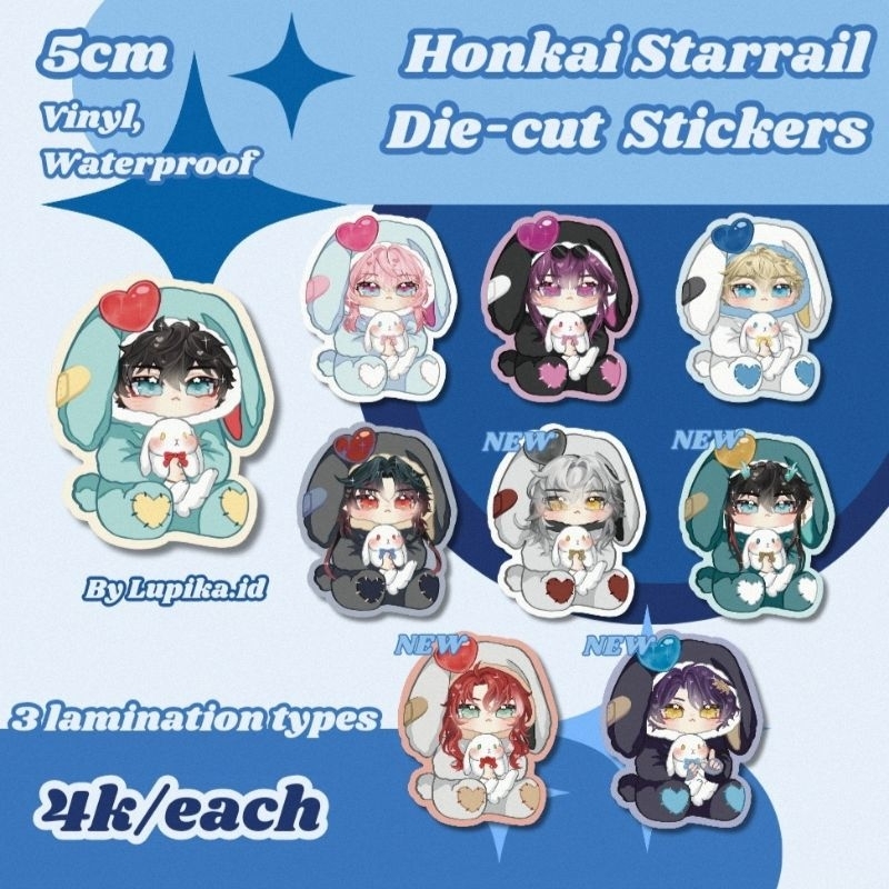Diecut STICKER HONKAI. Starrail | Shopee Singapore