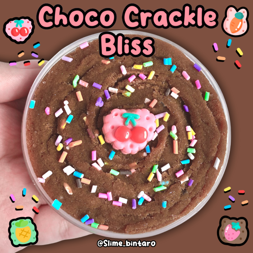 Cloud SLIME CHOCO CRACKLE BLISS BY SLIME BINTARO || Premium SLIME ...