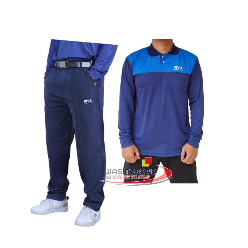 Md Long Sleeve 2023 Volleyball Referee Task Suit: Blue,NAVY (FIVB ...