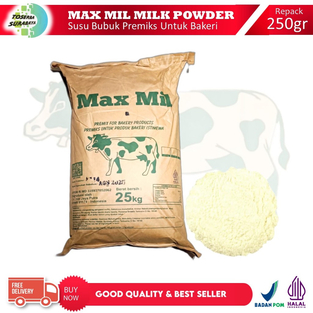 MAX MIL Milk Powder (250Gr) - Premix Milk Powder - AVAILABLE | Shopee ...