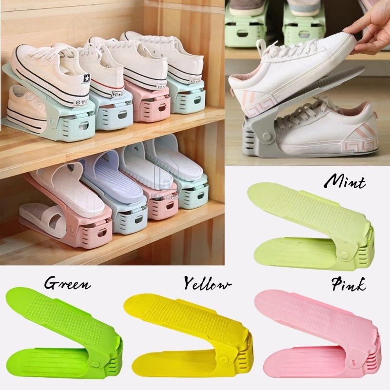 PSM - Minimalist Multi-Purpose Stacking Shoe Rack | Space Saving Sandal ...