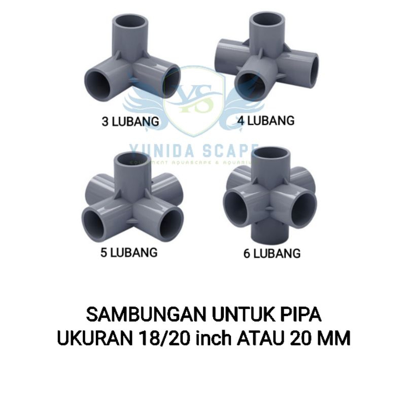 PVC Pipe Connection Keni Fittings / 3/4/5/6 Way PVC Pipe Fitting ...