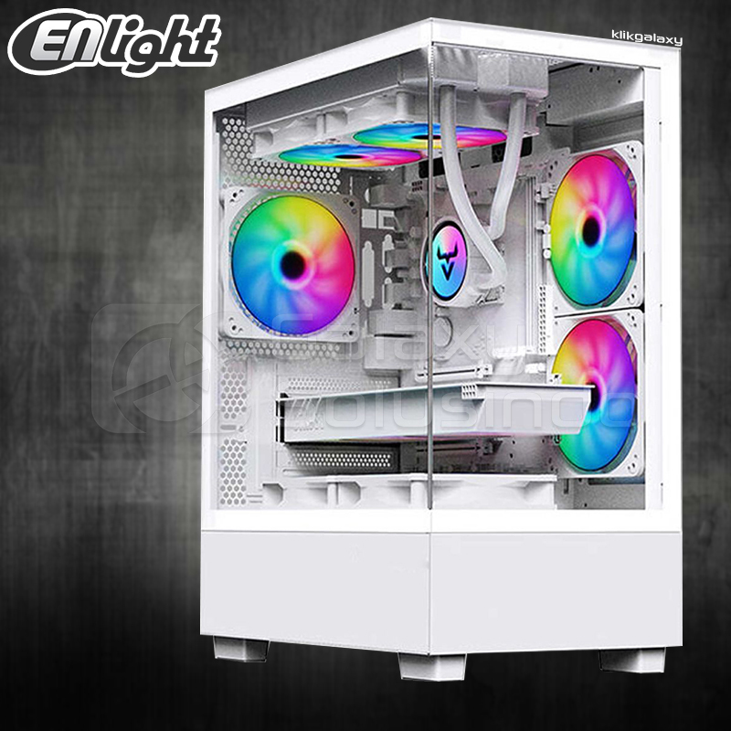 Infinity CLAIR Tempered Glass M-ATX Gaming Case | Shopee Singapore