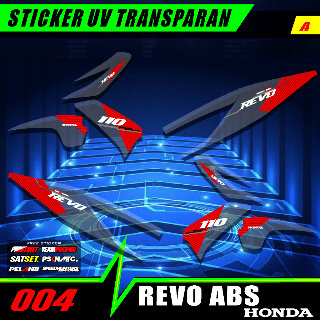 Revo ABSOLUTE TRANSPARENT STRIPING | Revo ABS STRIPING | Revo PRO 004 ...