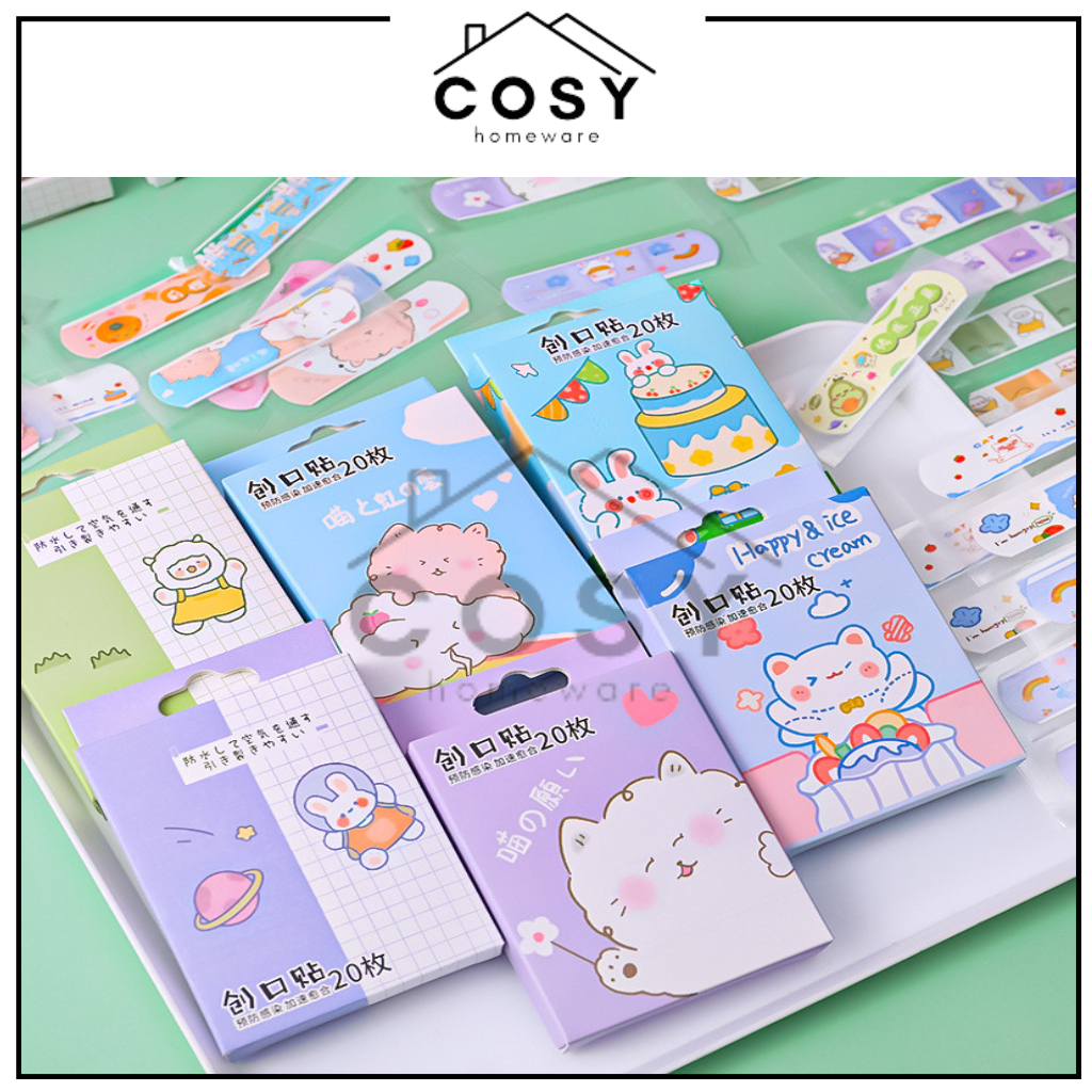 Cosy Cute Aesthetic Wound Plaster Hansaplas Kids Characters 1 box ...