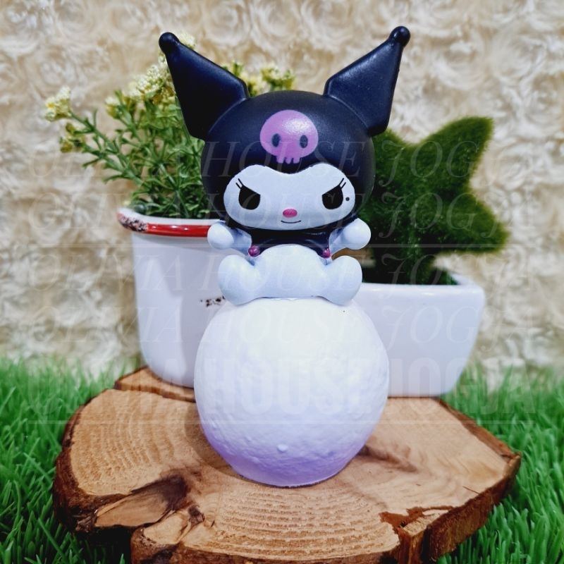 UNGU Sanrio Kuromi Black Purple Gradient Ball Table Lamp Kuromi ...