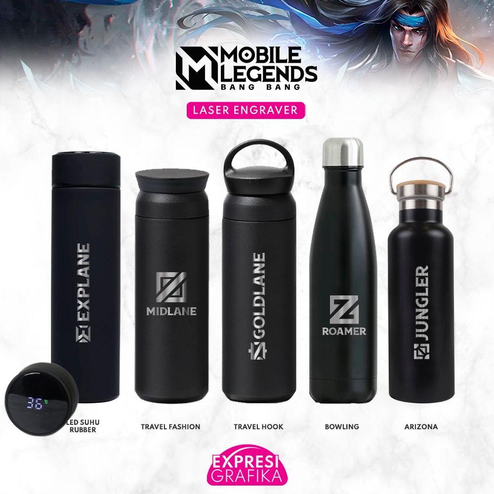 TERMOS [EXPRESS]MOBILE Legends Custom Name Tumbler Thermos Bottle Laser ...