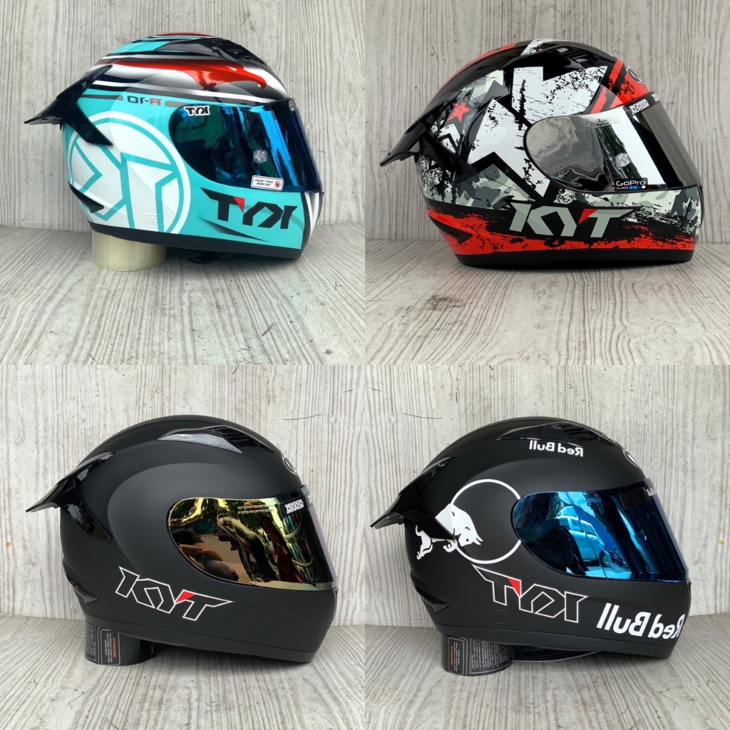 Helmet KYT R10 SOLID BLACK DOFF Package Handsome/KYT FULL FACE R10 ...