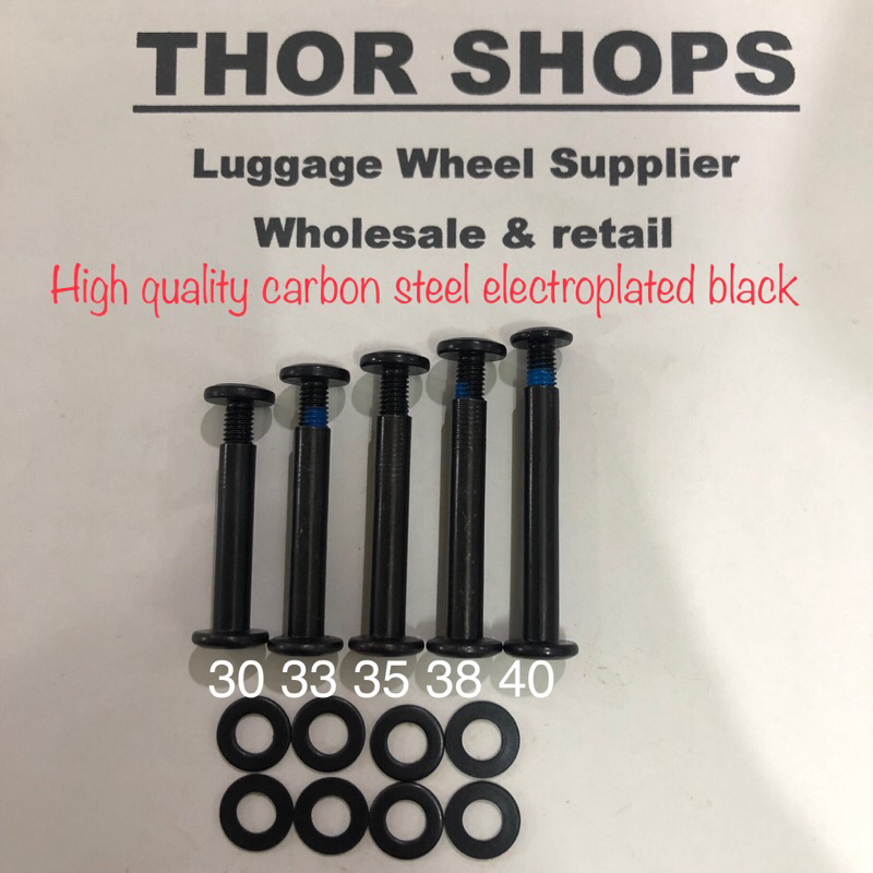 Suitcase axle bolt luggage wheel rivet bolt axle screw | Shopee Singapore