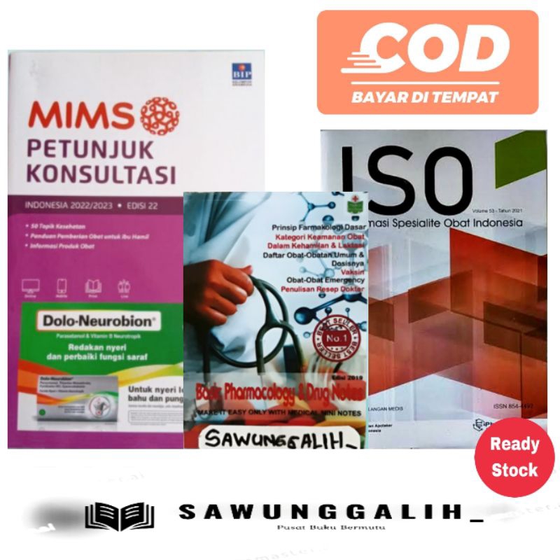 Mims Pharmaceutical Book,ISO And BASIC PHARMACOLOGY | Shopee Singapore