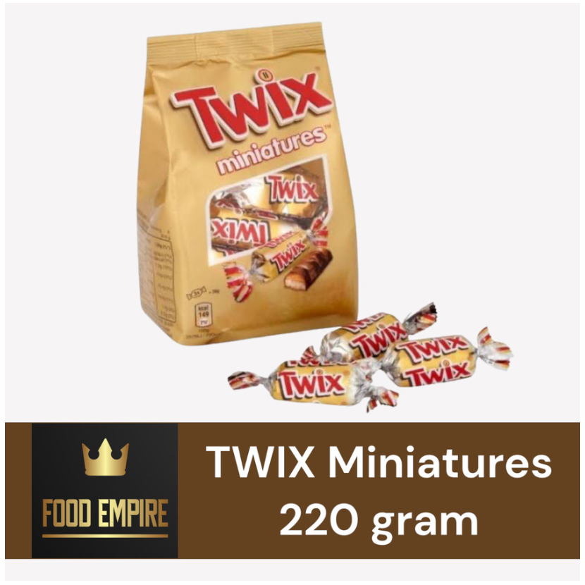 TWIX Miniatures 220 grams - Twix Mini Chocolate | Shopee Singapore