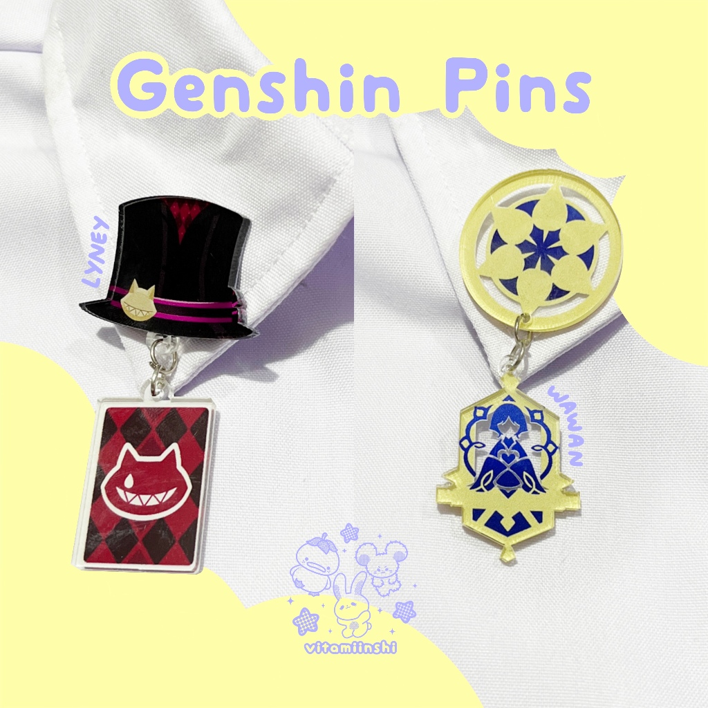 Genshin Pin (Lyney, Wanderer) | Shopee Singapore