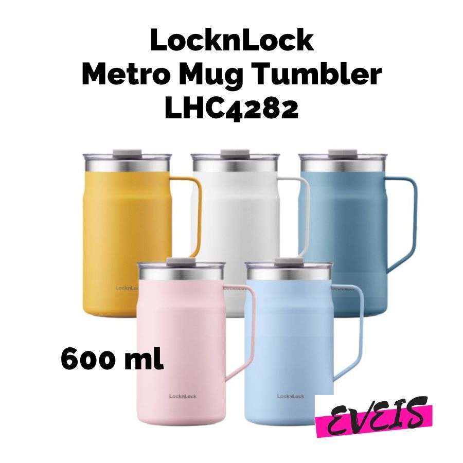 TERMOS LocknLock - Metro Tumbler Mug 600 ml - Stainless Drinking Water ...