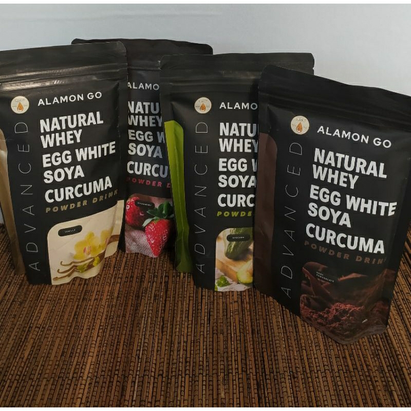 Alamon GO GAIN NATURAL Weight GAIN Milk WHEY,ALBUMIN & CURCUMA ...