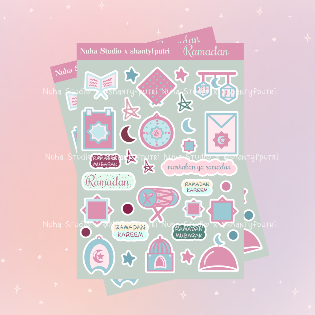 Sticker by shantyfputri | Ramadan Ramadhan Pink | Aesthetic Sticker ...