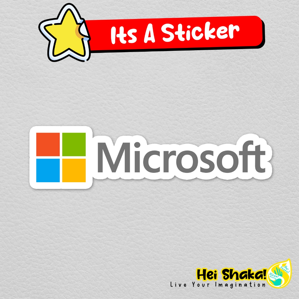 Sticker Microsoft Logo Sticker Programmer Developer Coding Vinyl ...