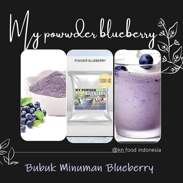 Blueberry Flavored Powder - Blueberry Flavored Drink - 1 Kg | Shopee ...
