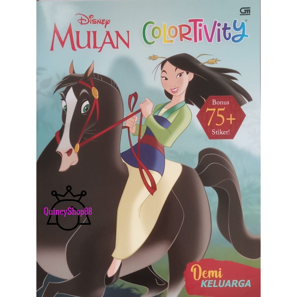Disney Mulan Colortivity Children's Coloring & Activity Book / Disney ...