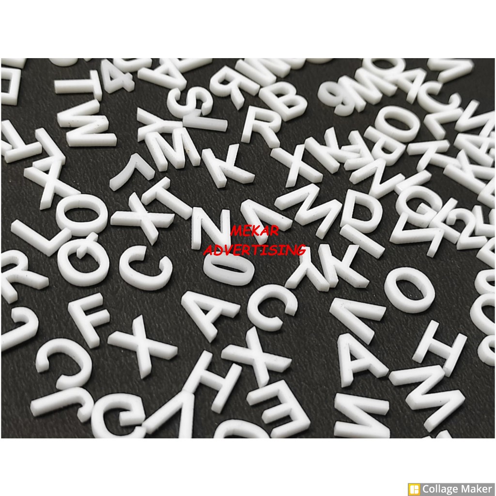 PUTIH White ACRYLIC LETTERS | White ACRYLIC NUMBERS | White ACRYLIC ...