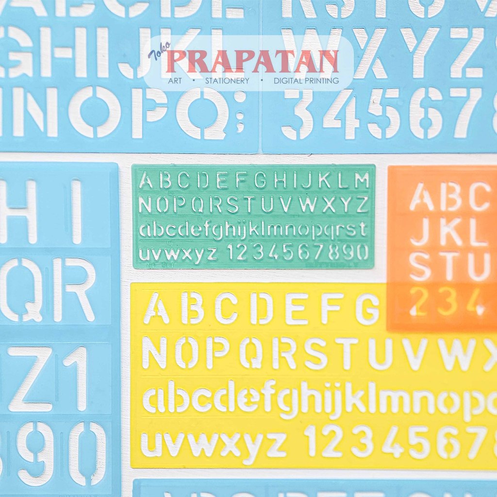 Butterfly Screen Printing Letter Mall Ruler | Alphabet Mall Number ...