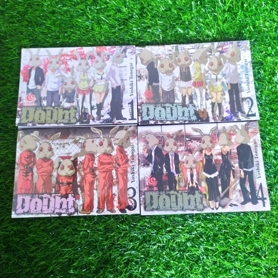 Doubt Comics Volume 1-4 (Completed) by Yoshiki Tonosai Complete Set ...