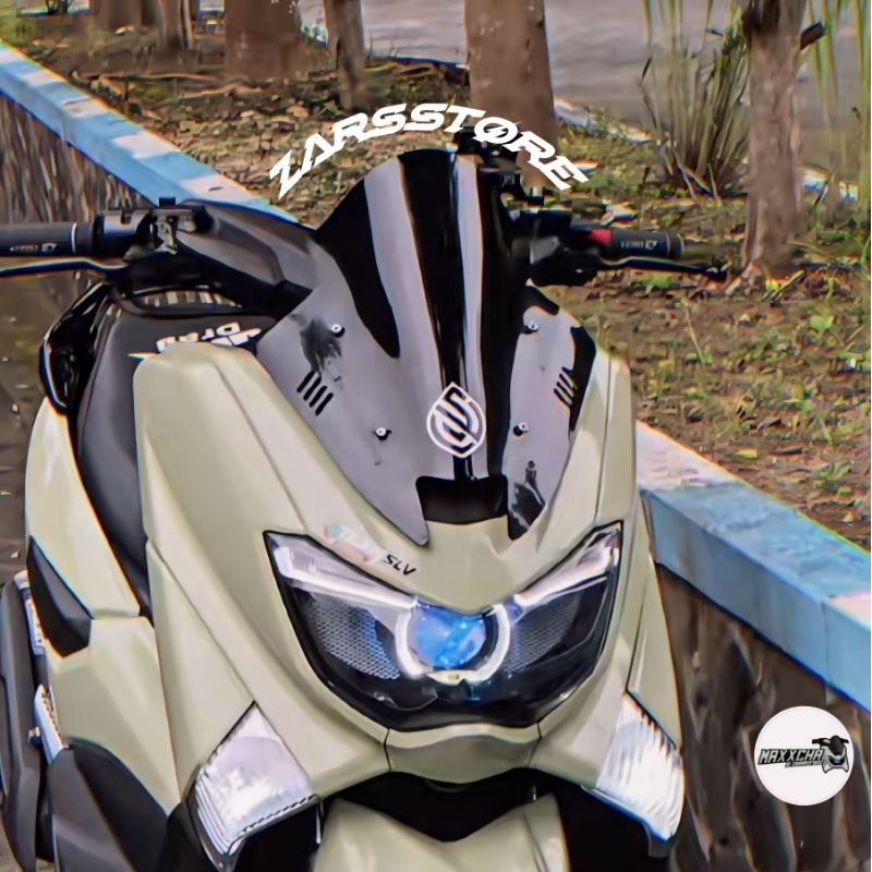 Old nmax visor tdr v2 model clear and smoke fins - nmax windshield ...