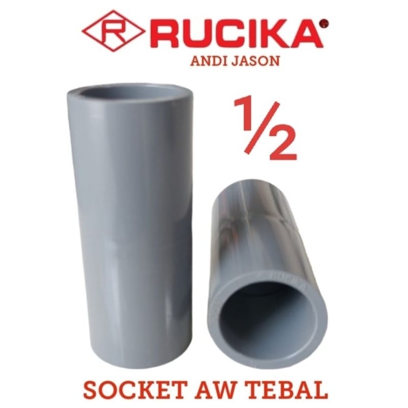 1 BOX 300 PCS AW SOCKET 1/2 INCH THICK RUCIKA SOK SOCKET 1⁄2 INCH AW ...