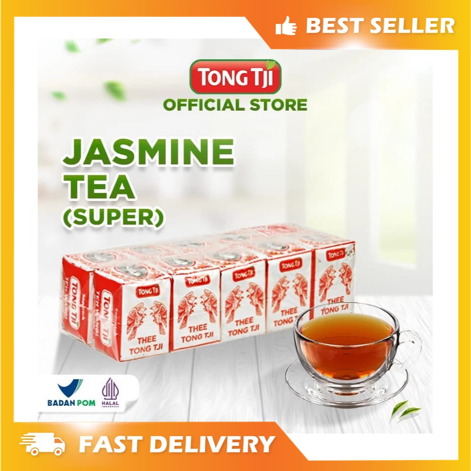 Tong Tji super Jasmine Tea 40 grams SLOP CONTAINS 10 original brewed ...
