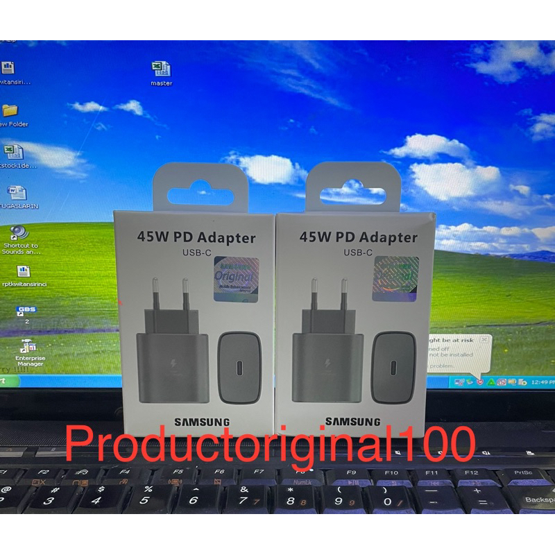 Samsung Super fast Charging Adapter Original Shell Type C 45W | Shopee ...