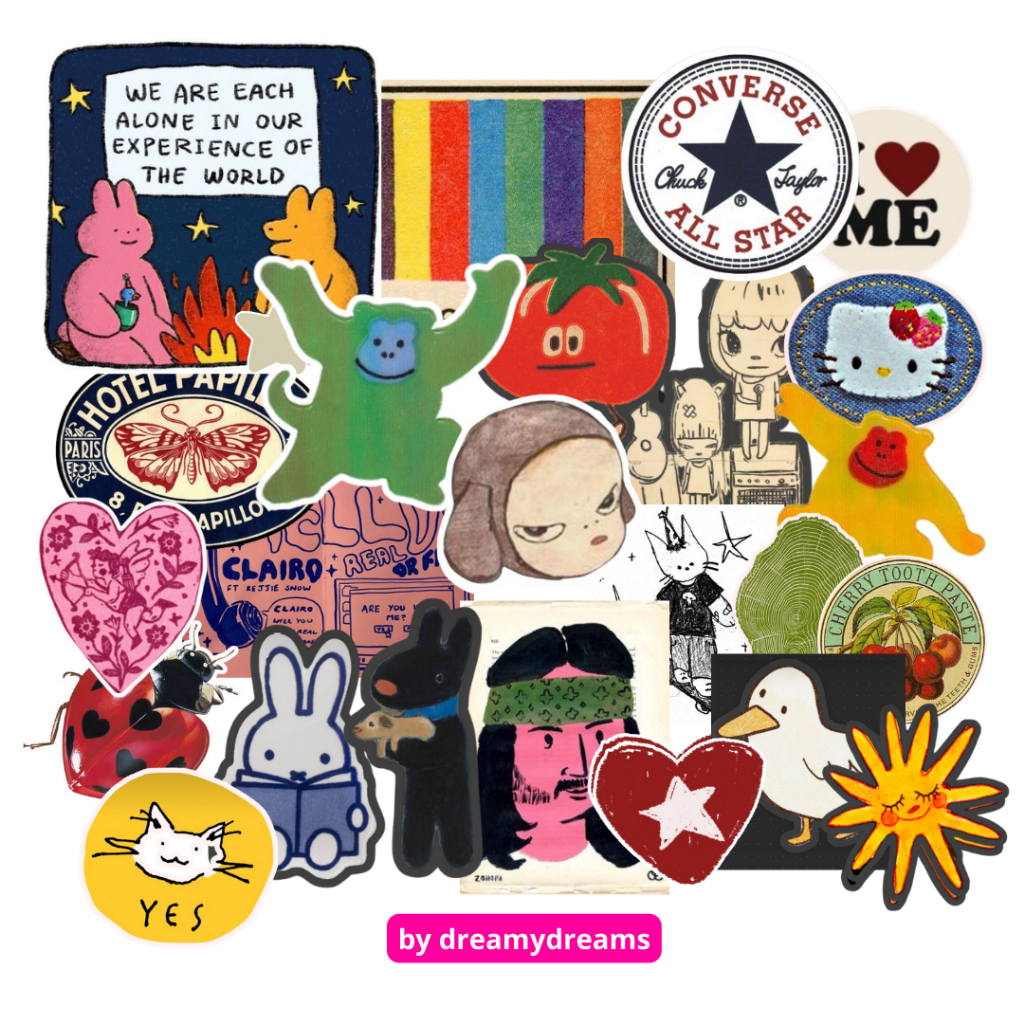 Vintage AESTHETIC LAPTOP DECAL STICKER PACK | Shopee Singapore
