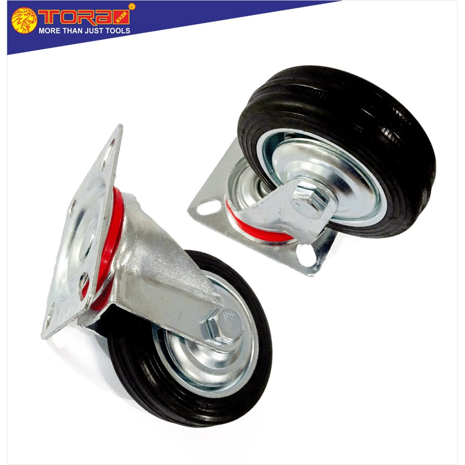 Tora 4 INCH LIVE RUBBER WHEEL / TORA 4 INCH LIVE RUBBER WHEEL | Shopee ...