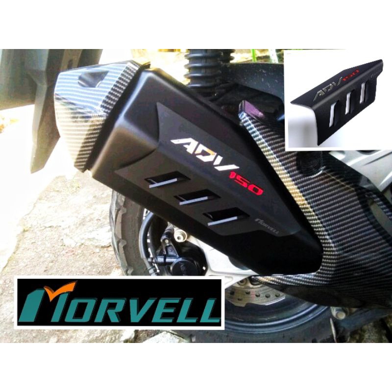 Honda adv 150 160 exhaust cover muffler garnish cover adv150 adv160 | Shopee Singapore