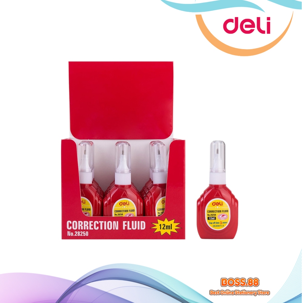 DELI E-28250 LIQUID CORRECTION PEN (1 PCS) | Shopee Singapore