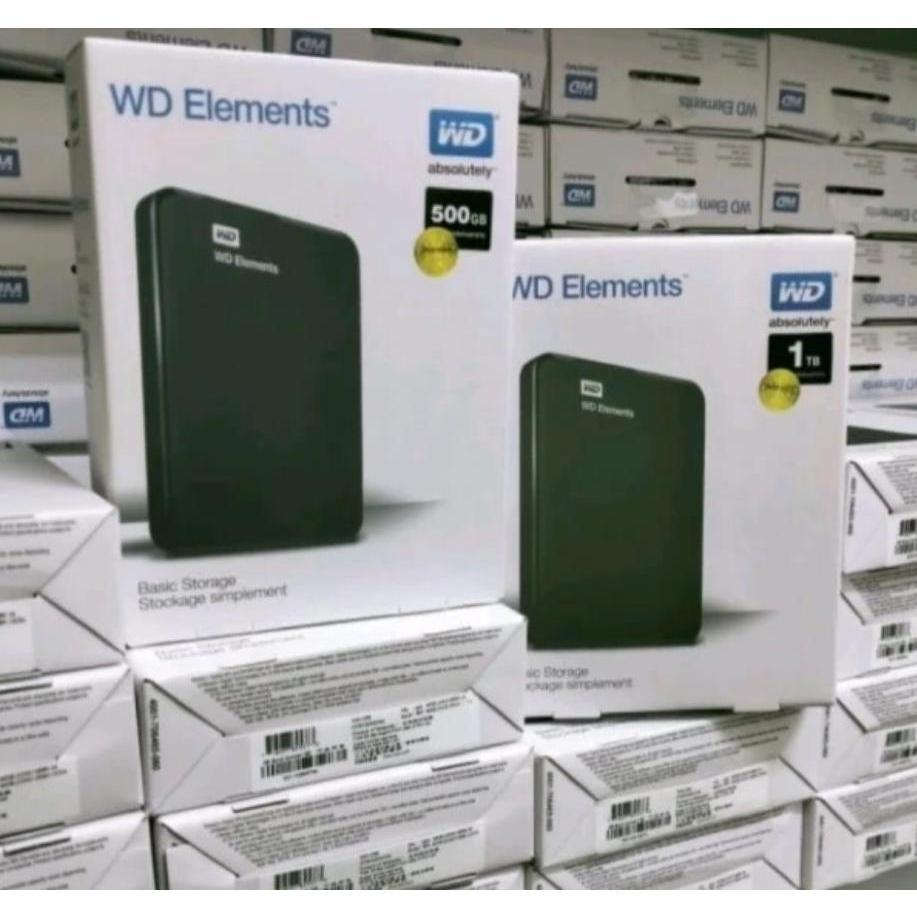 External HARD DISK WD ELEMENTS USB 3.0 -HDD 320GB 500GB 1TB Laptop.PC ...