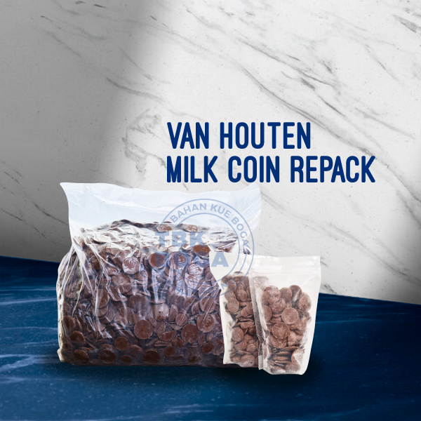 Van Houten Milk Coin (250,500 gr) Repack Chocolate Milk Compound Choco ...