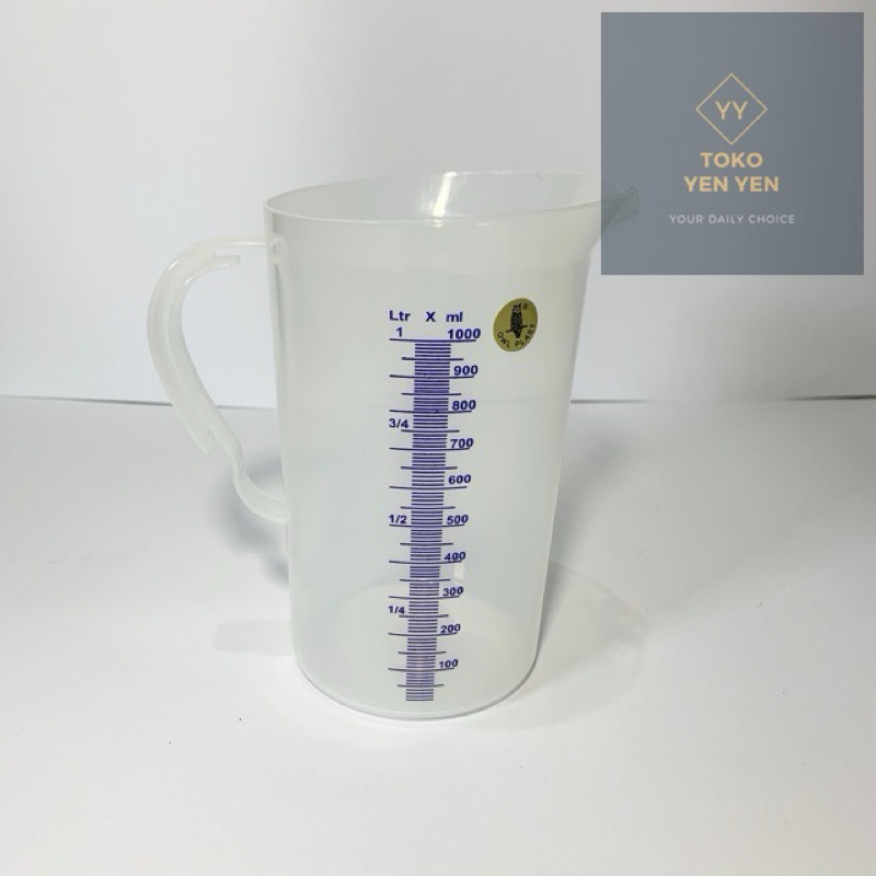 Heidi Owl Handle Measuring Cup 1000 ml / 1 liter | Shopee Singapore
