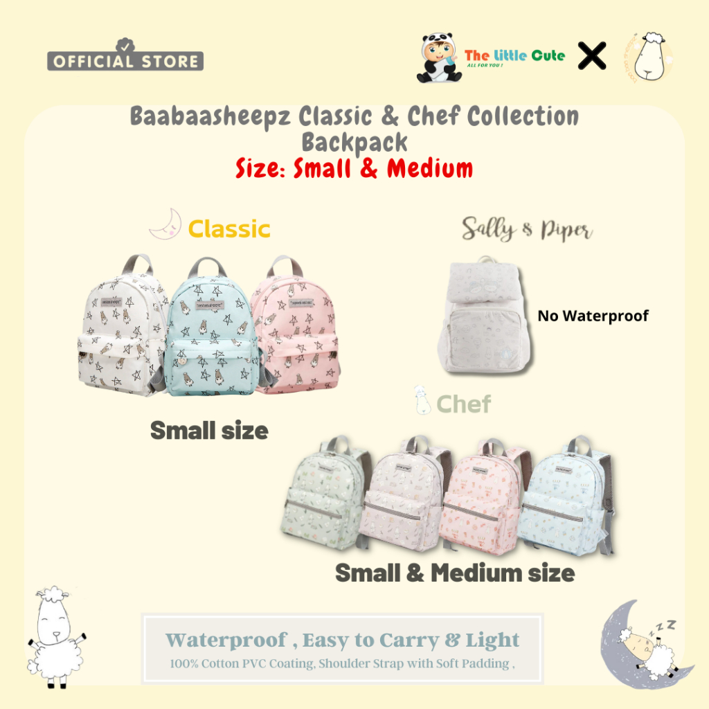 Baabaasheepz Backpack Classic Chef Sally Piper Children's Backpack ...