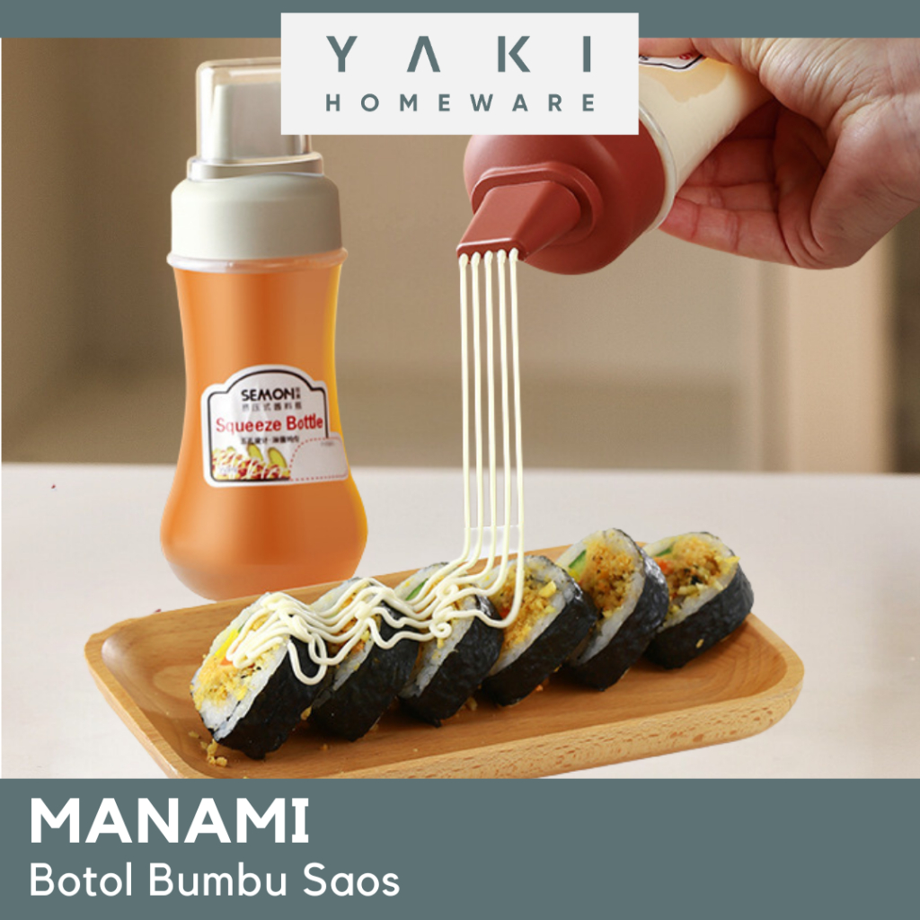 YAKI - MANAMI Practical Sauce Press Bottle Easy Mayonnaise Dispenser ...