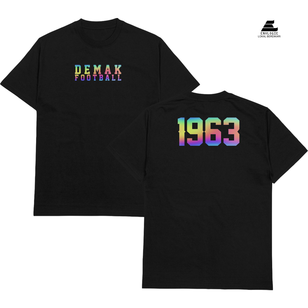 Envlogie t-shirt t-shirt Supporter demak football est 1963 Reflective ...