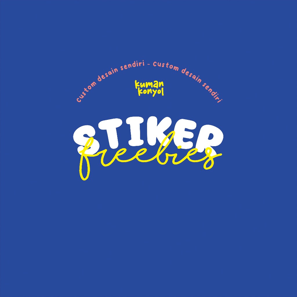 Custom Sticker DECO FREEBIES 3X3 | Shopee Singapore