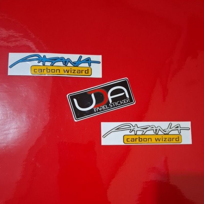 Carbon WIZARD AKANA CUTTING STICKER | Shopee Singapore