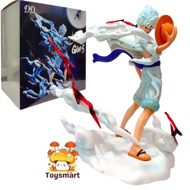 One piece anime Figure Luffy gear 5 Figure Monkey D Luffy God Nika ...