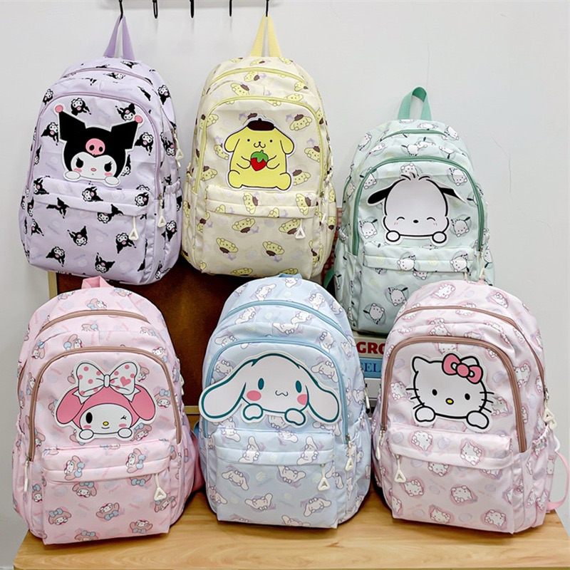 Kuromi Melody Cinnamoroll Pompompurin Pochacco Hello Kitty Elementary ...