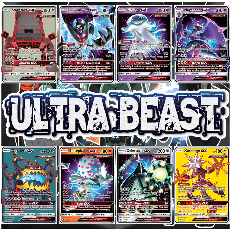 POKEMON TCG HOLOGRAM SPECIAL LEGENDARY GX ULTRA BEAST CARD | Shopee ...